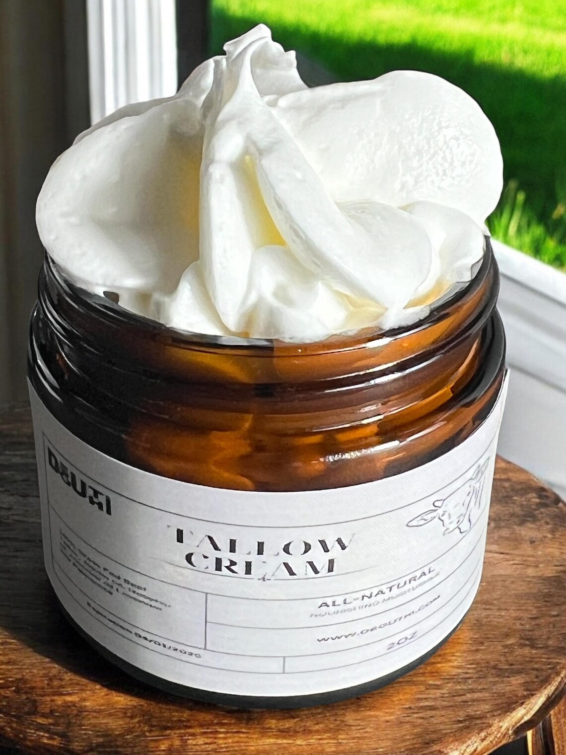 Luxurious Tallow Whipped Cream With Lavender & Palmrose, Hydrating ...