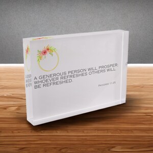 A Generous Person Will Prosper, Whoever Refreshes Others Will Be ...