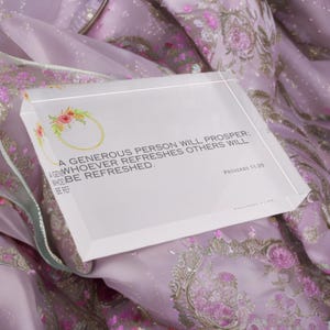 A Generous Person Will Prosper, Whoever Refreshes Others Will Be ...