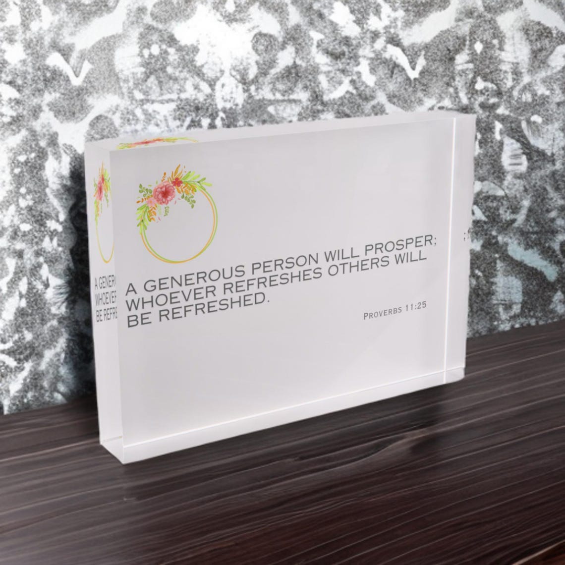 A Generous Person Will Prosper, Whoever Refreshes Others Will Be ...