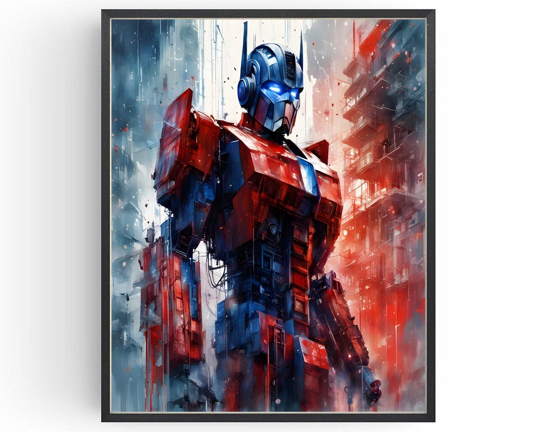 Transformers Optimus Prime Poster Comic Book Films Movie Gifts Fun ...