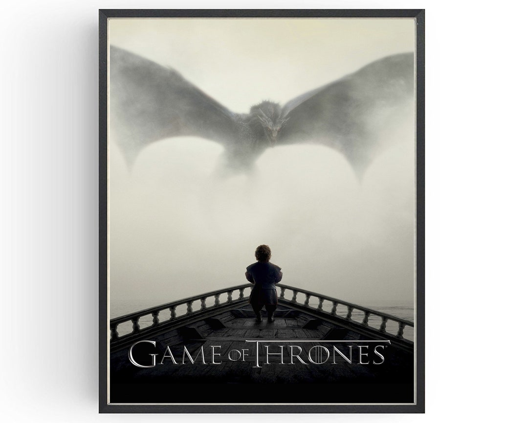 Game of Thrones Dragon Poster: Classic TV Wall Art - Etsy