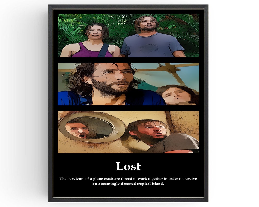 Lost TV Show Poster: Comic Style Fan Art Print - Etsy