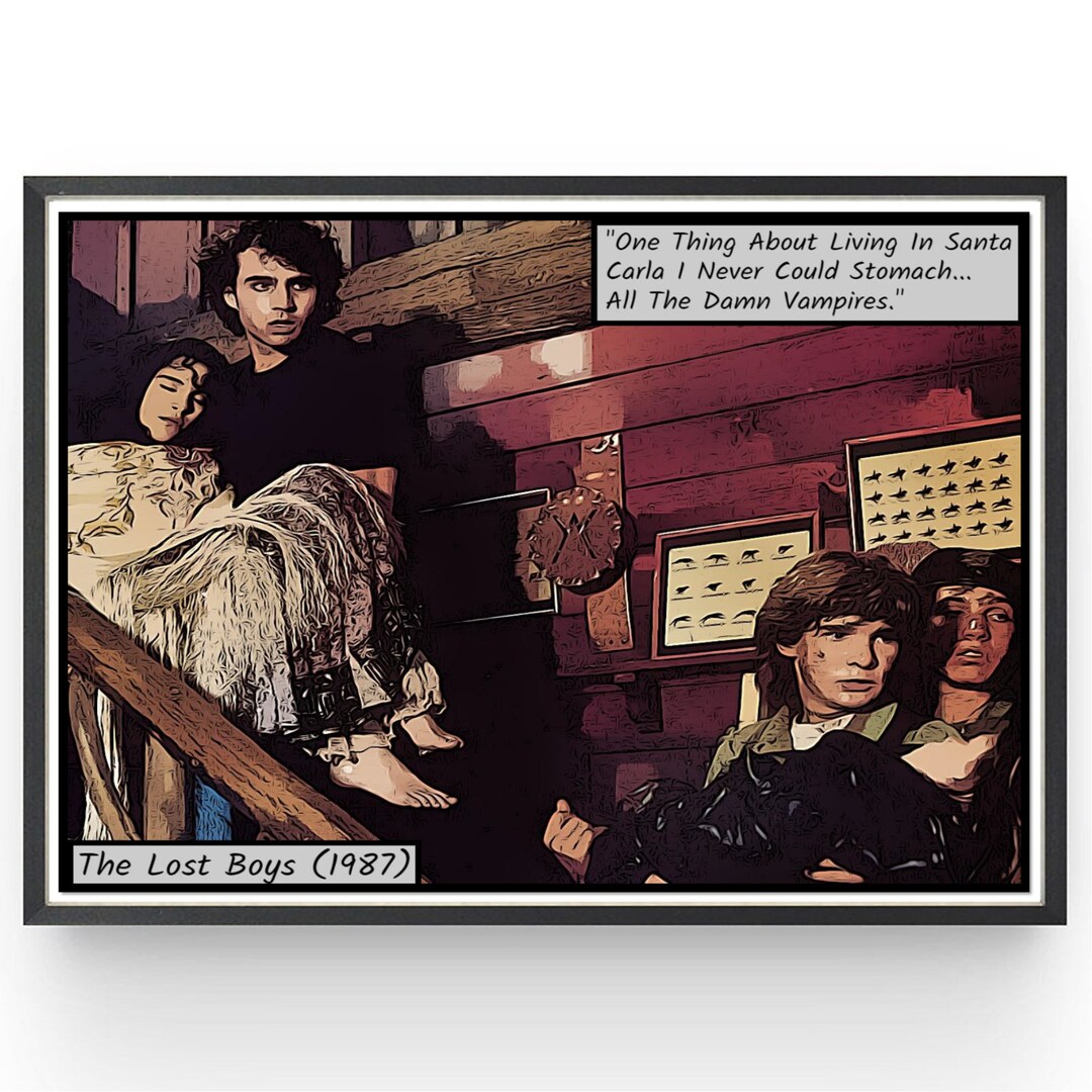 The Lost Boys Movie Poster Vampire Films Corey Feldman Poster Bedroom ...