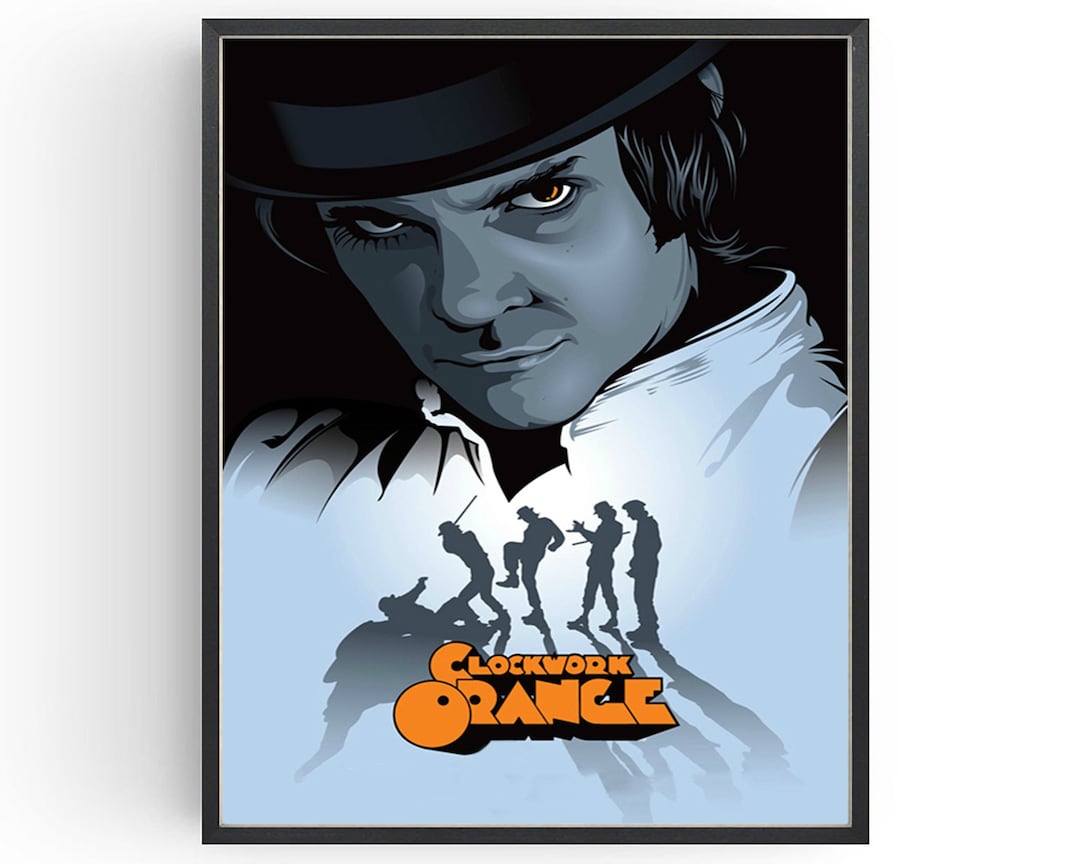 A Clockwork Orange Poster Horror Movies Wall Art Classic Films Man Cave ...