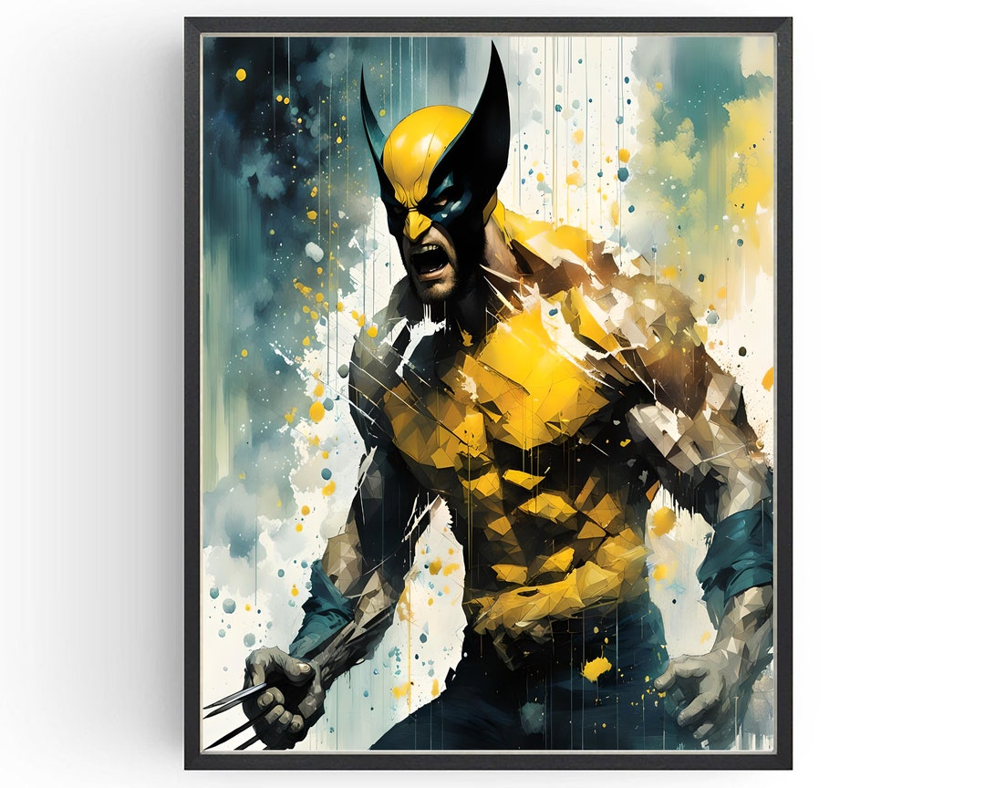 Wolverine Poster Hugh Jackman Wall Art Marvel Films X-men Movie Gifts ...