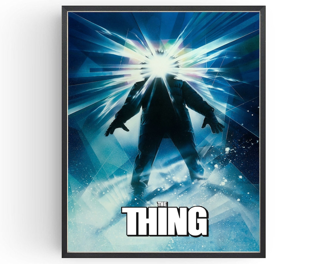 The Thing Movie Poster: Kurt Russell Horror Film Art Print - Etsy