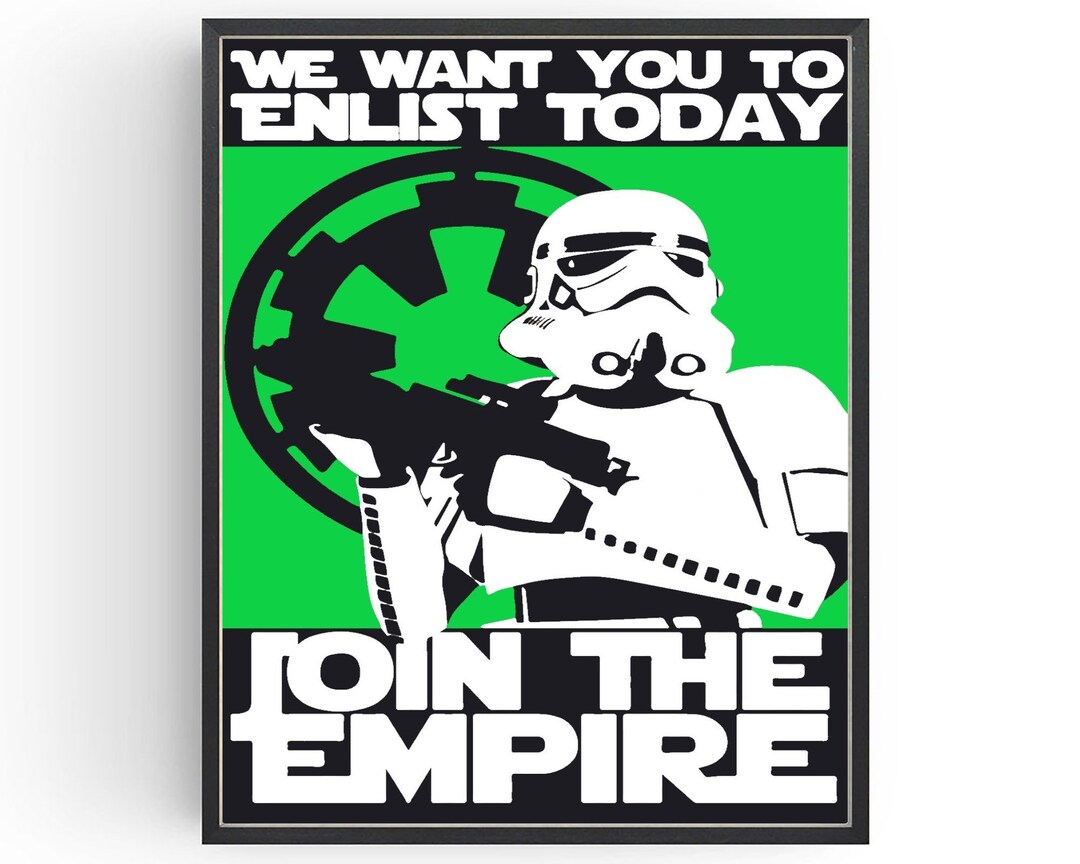Star Wars Propaganda Poster Set Movie Poster Art Home Decor Sci Fi Art ...