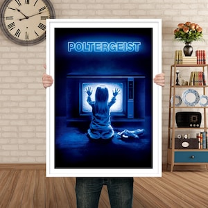 Poltergeist Movie Poster Horror Films Wall Art Man Cave Prints Birthday ...