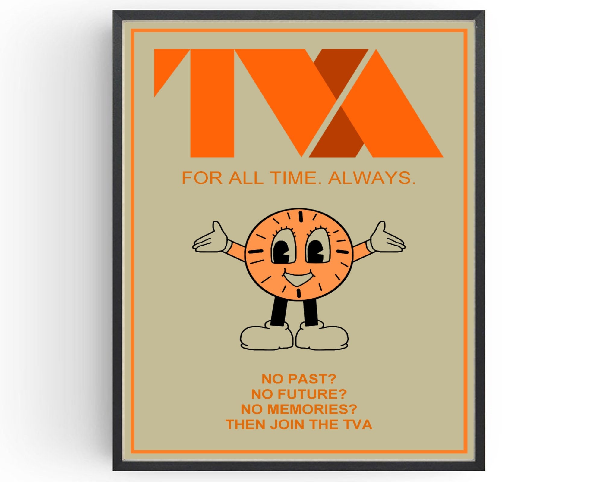 Loki Poster TVA Miss Minutes Wall Art Classic TV Prints Man Cave Ideas ...