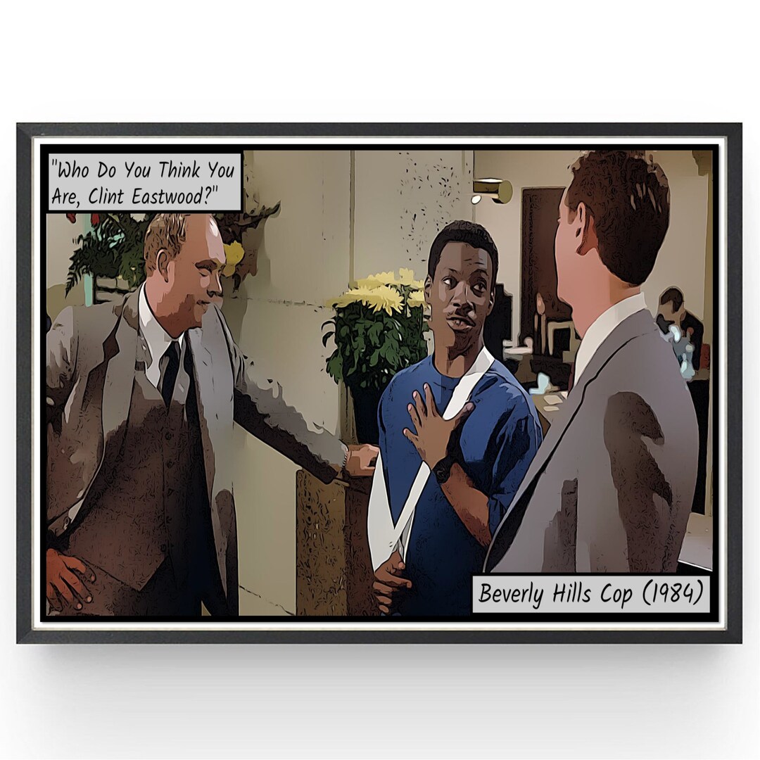 Beverly Hills Cop Comic Art Print: Eddie Murphy Fanart - Etsy