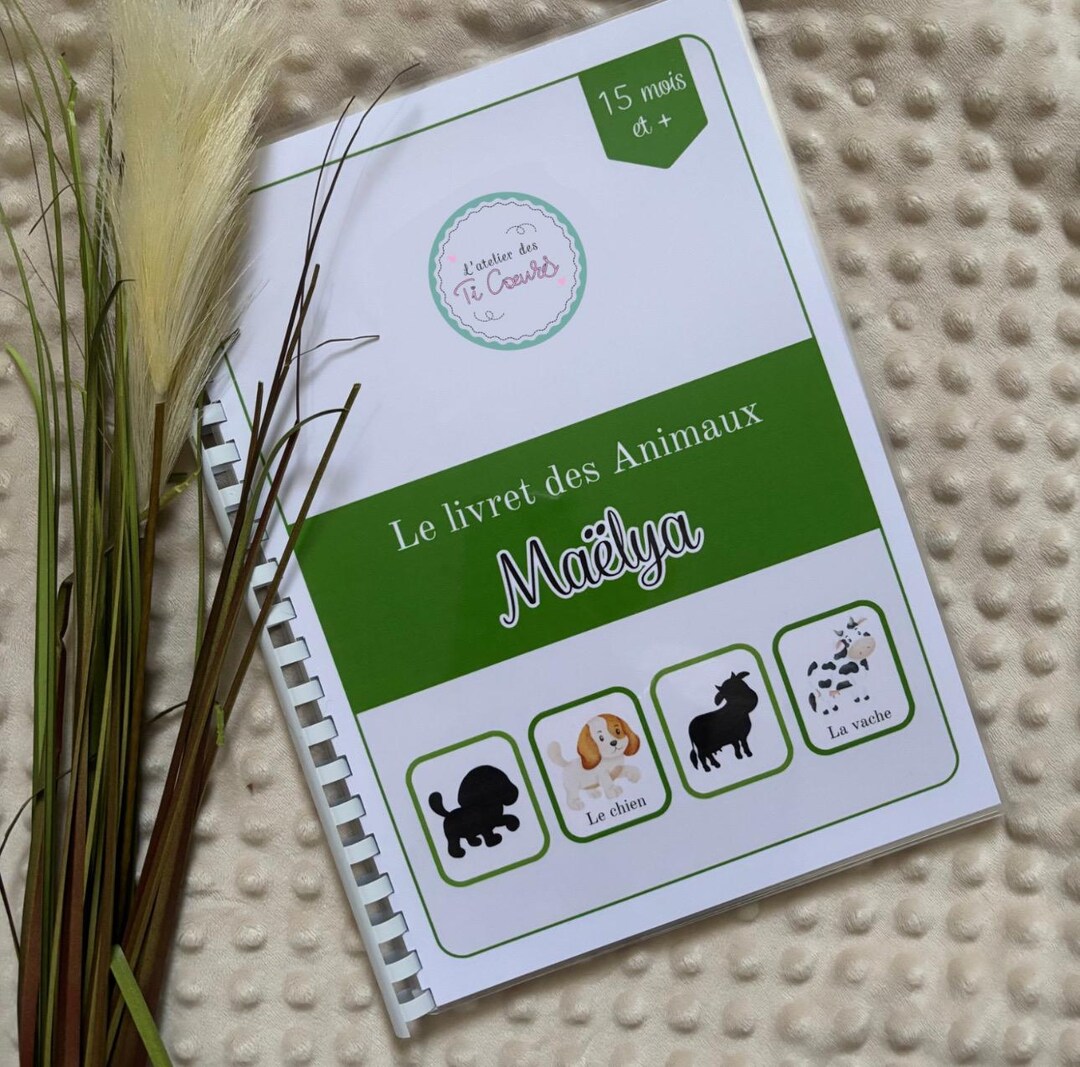 Animals Booklet - Etsy