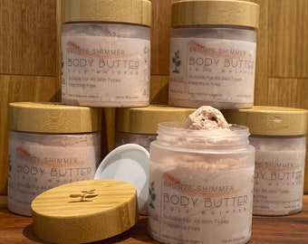 Shimmer and Bronze Whipped Body Butter - Etsy