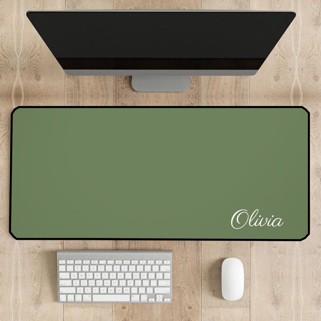 Personalized Mouse Pad | Custom Desk Mat | Boho Office Decor Gift ...