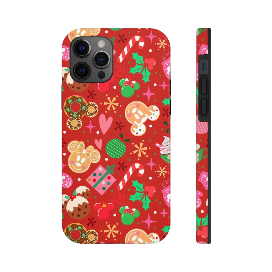 Mickey Christmas Impact Resistant Tough Cell Phone Case, Christmas ...