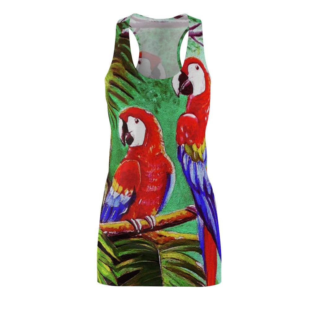 Women's Cut & Sew Parrots Racerback Dress - Etsy