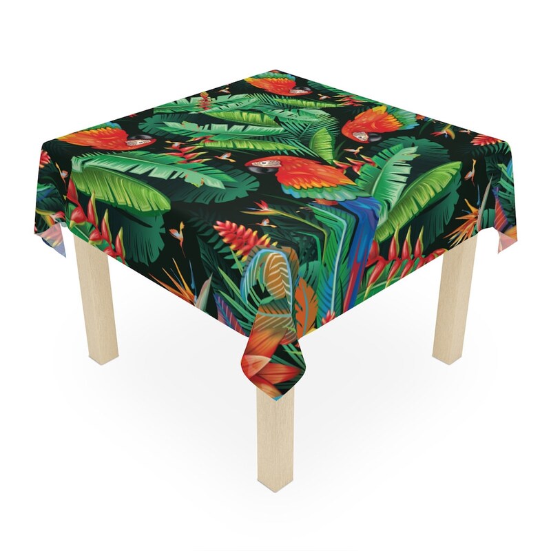 Parrot Tablecloth - Etsy