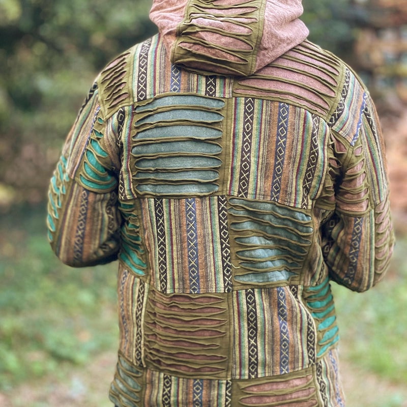 Mens Patchwork Jacket - Etsy