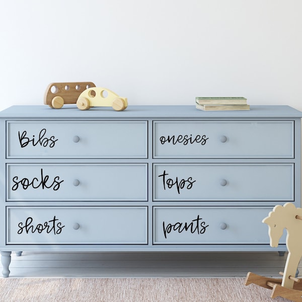 Dresser Labels - Etsy