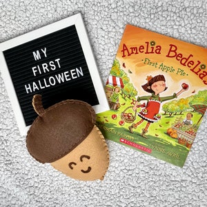 Fall Acorn Stuffed Throw Pillow, Felt Fall Nursery Shelf Decor ...