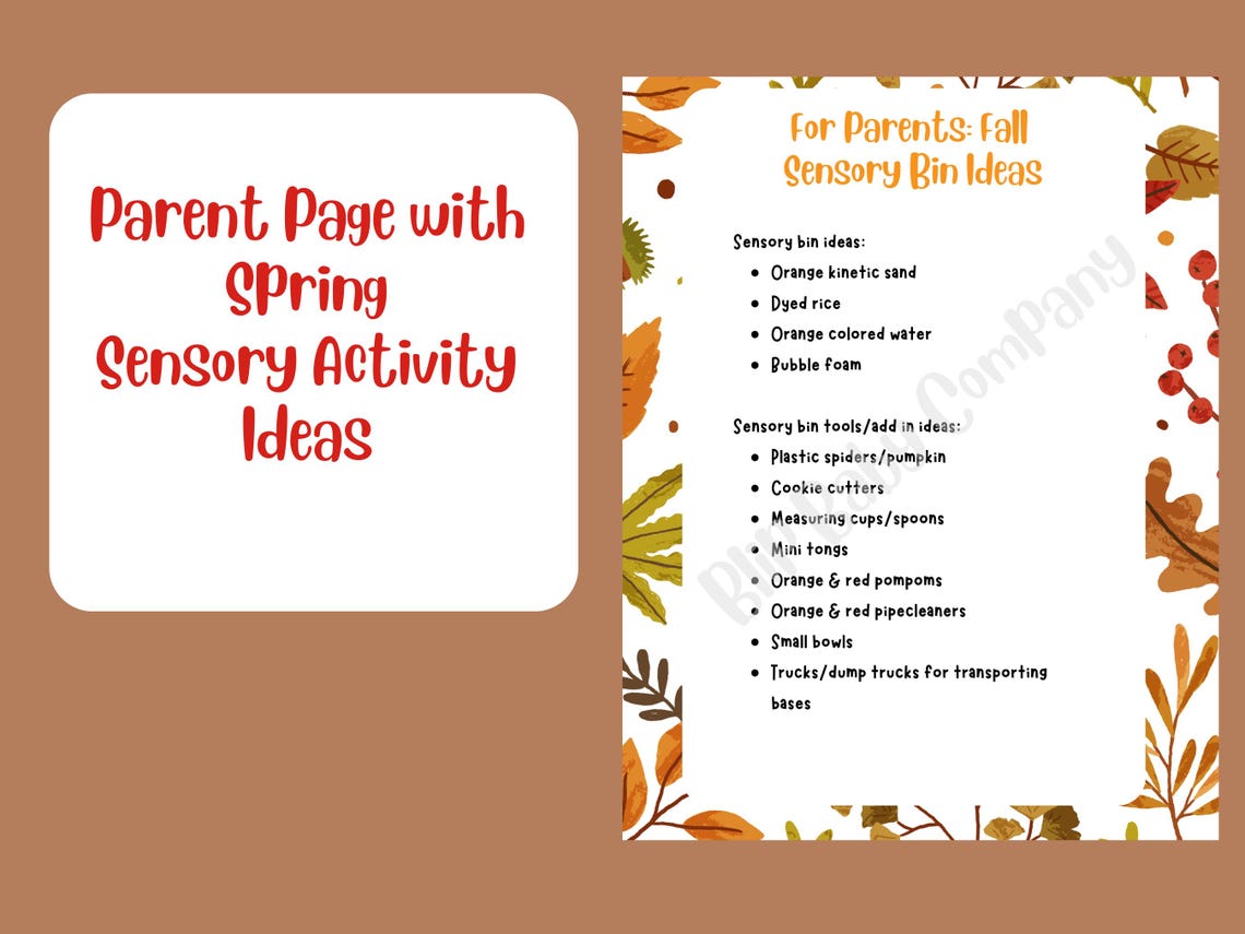 Printable Fall Activity Packet, Pre-k Learning Pages (PDF) - Etsy
