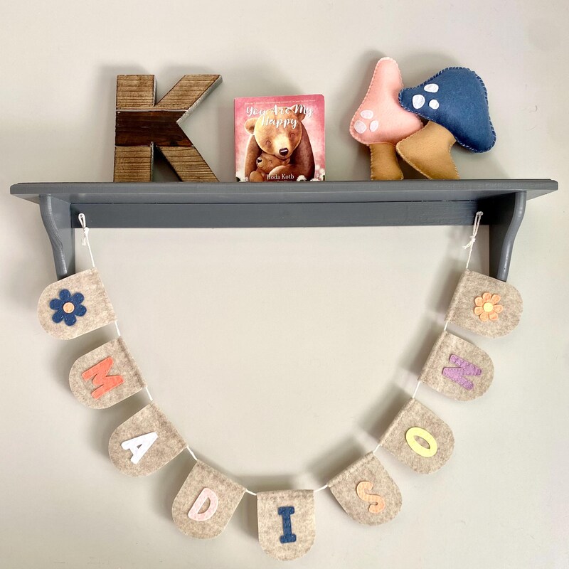 Girl Name Banner - Etsy