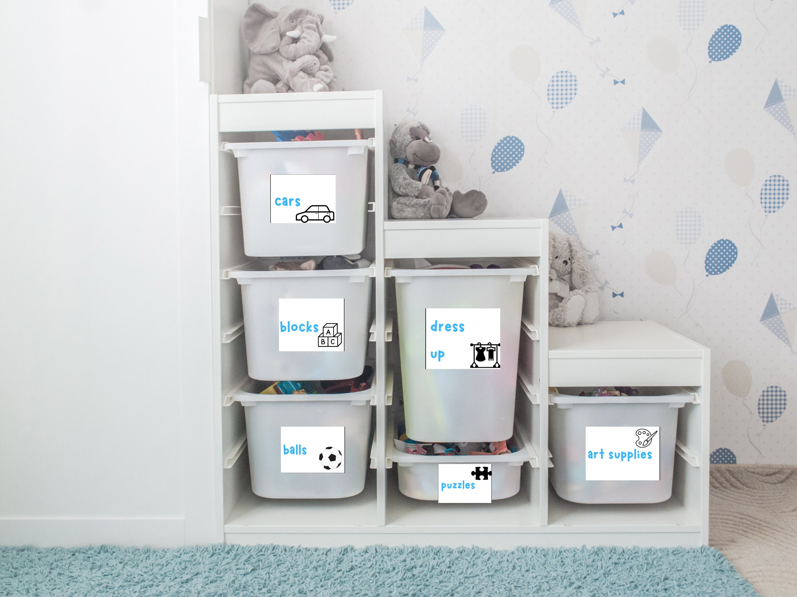 Printable Playroom Labels Toy Storage Organization Labels - Etsy