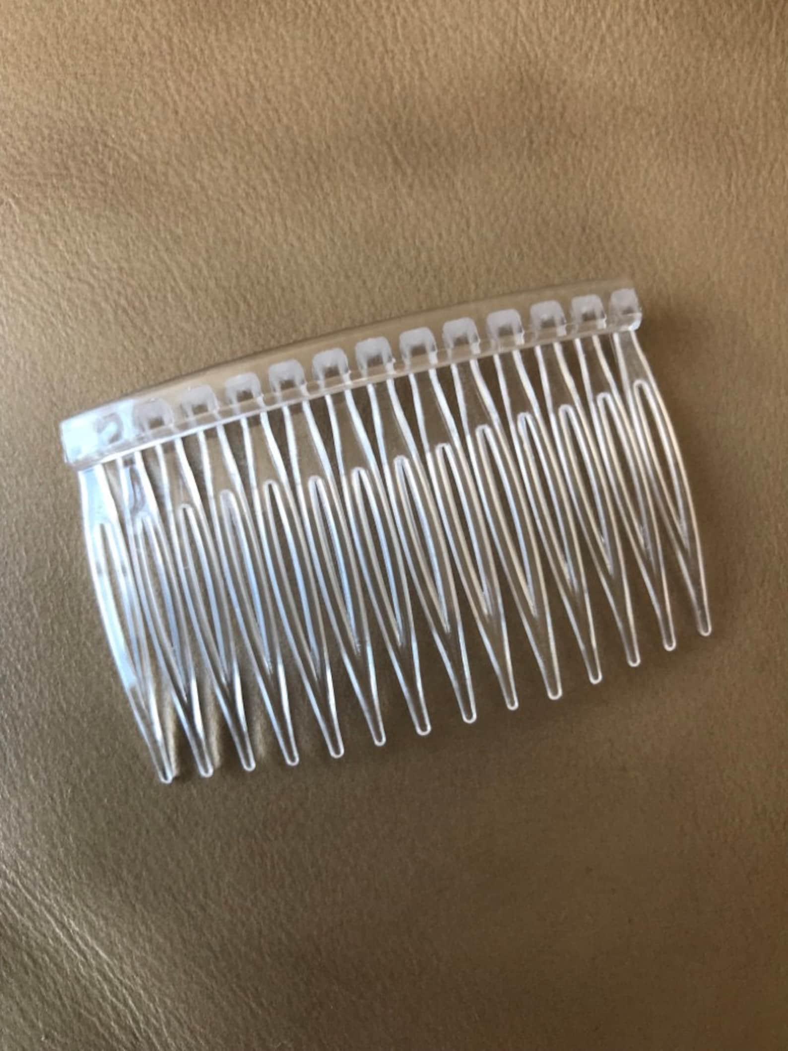 7 Cm (2.75 Inch ) Clear Plastic Hair Comb | Fascinators | Millinery ...