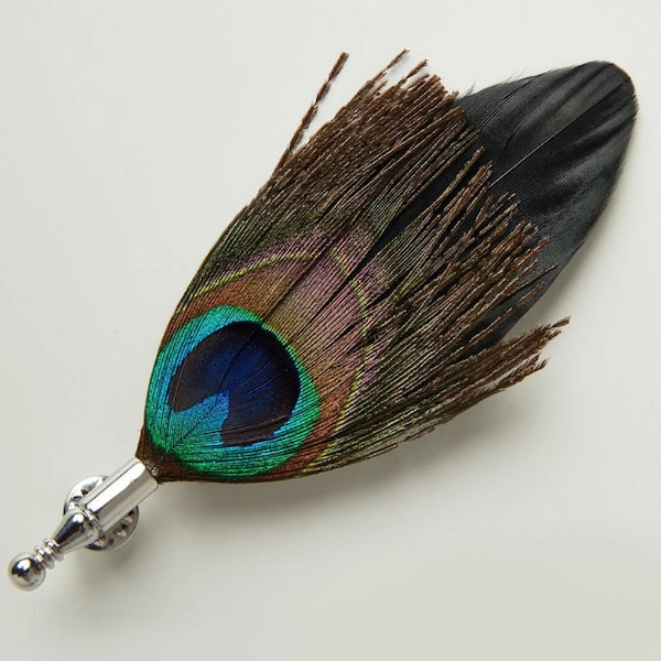 Feather Lapel Pin - Etsy