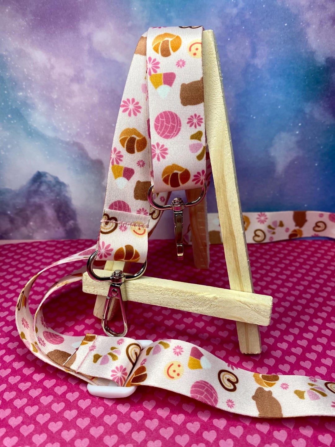 Pan Dulce Adjustable Double Sided Lanyards | Mexican Culture Coquette ...