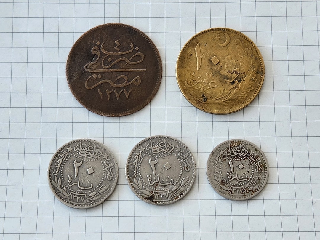 Rare Ottoman Empire Coins Turkish Collectibles - Etsy