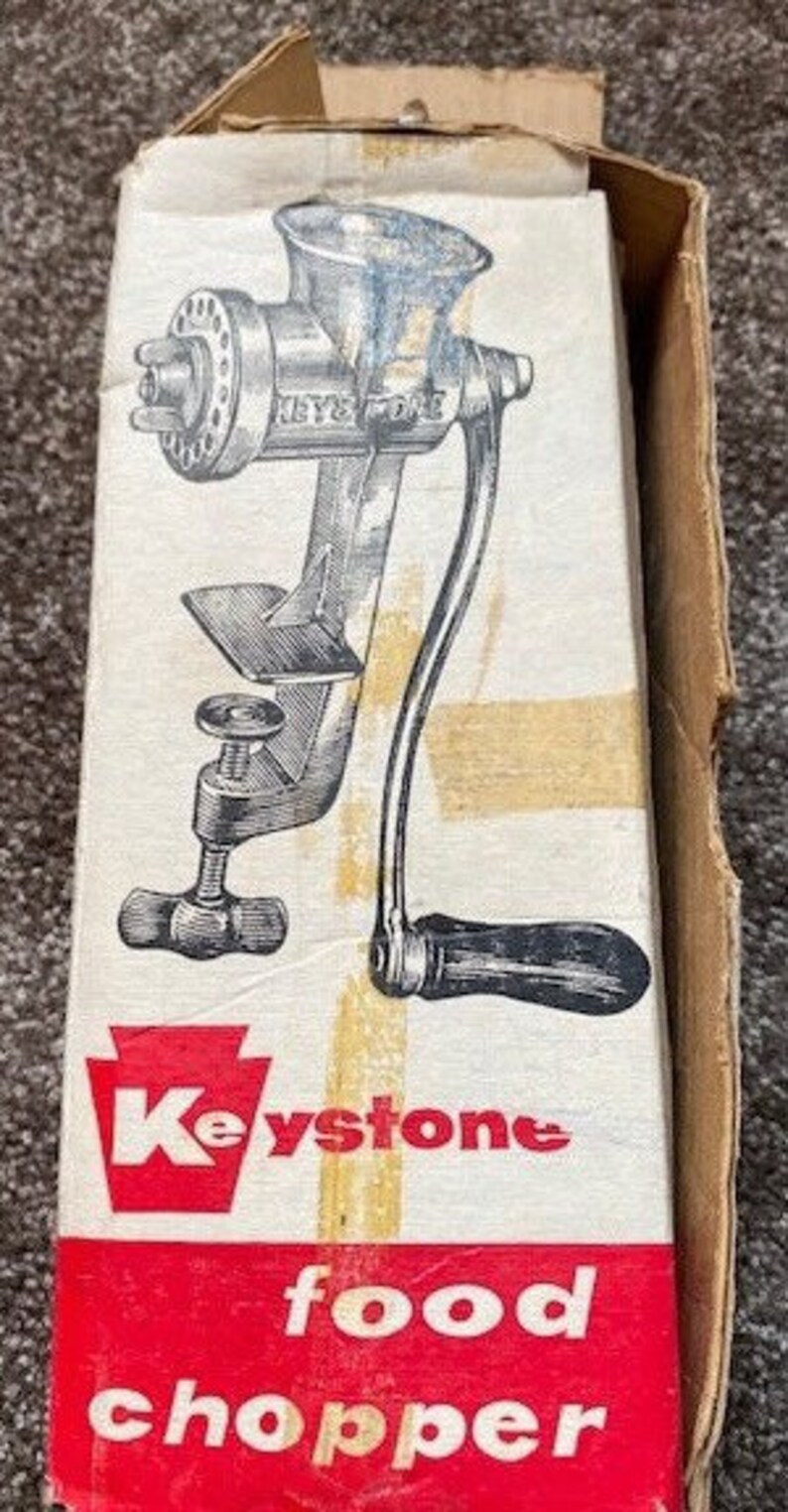 KEYSTONE No. 2 Food & Meat Chopper Grinder W/ Course Fine and - Etsy