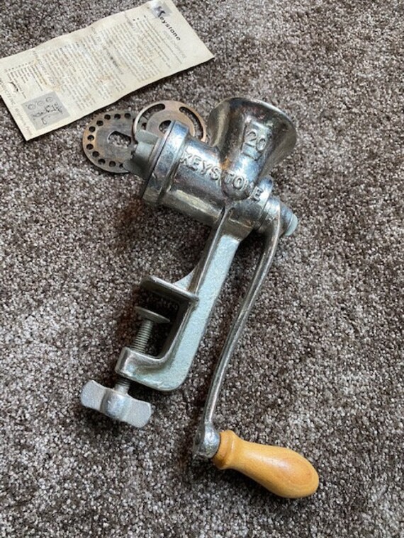 KEYSTONE No. 2 Food & Meat Chopper Grinder W/ Course Fine and | Etsy