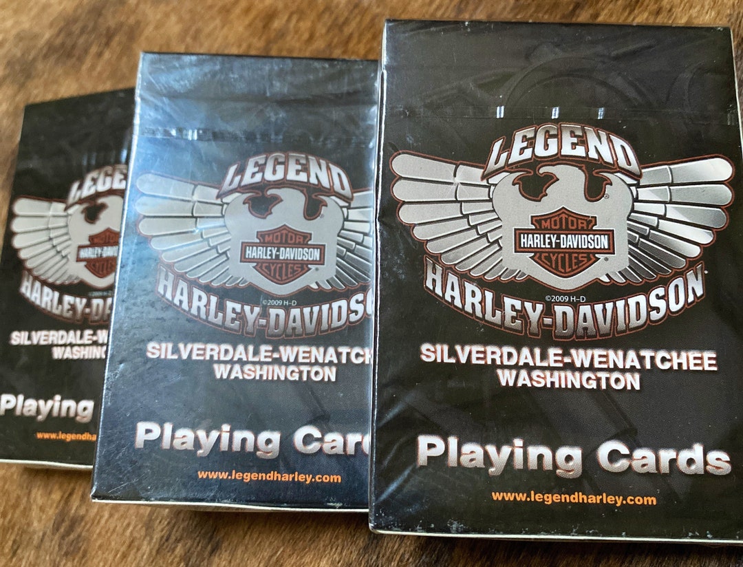 Harley Davidson Playing Cards - Etsy