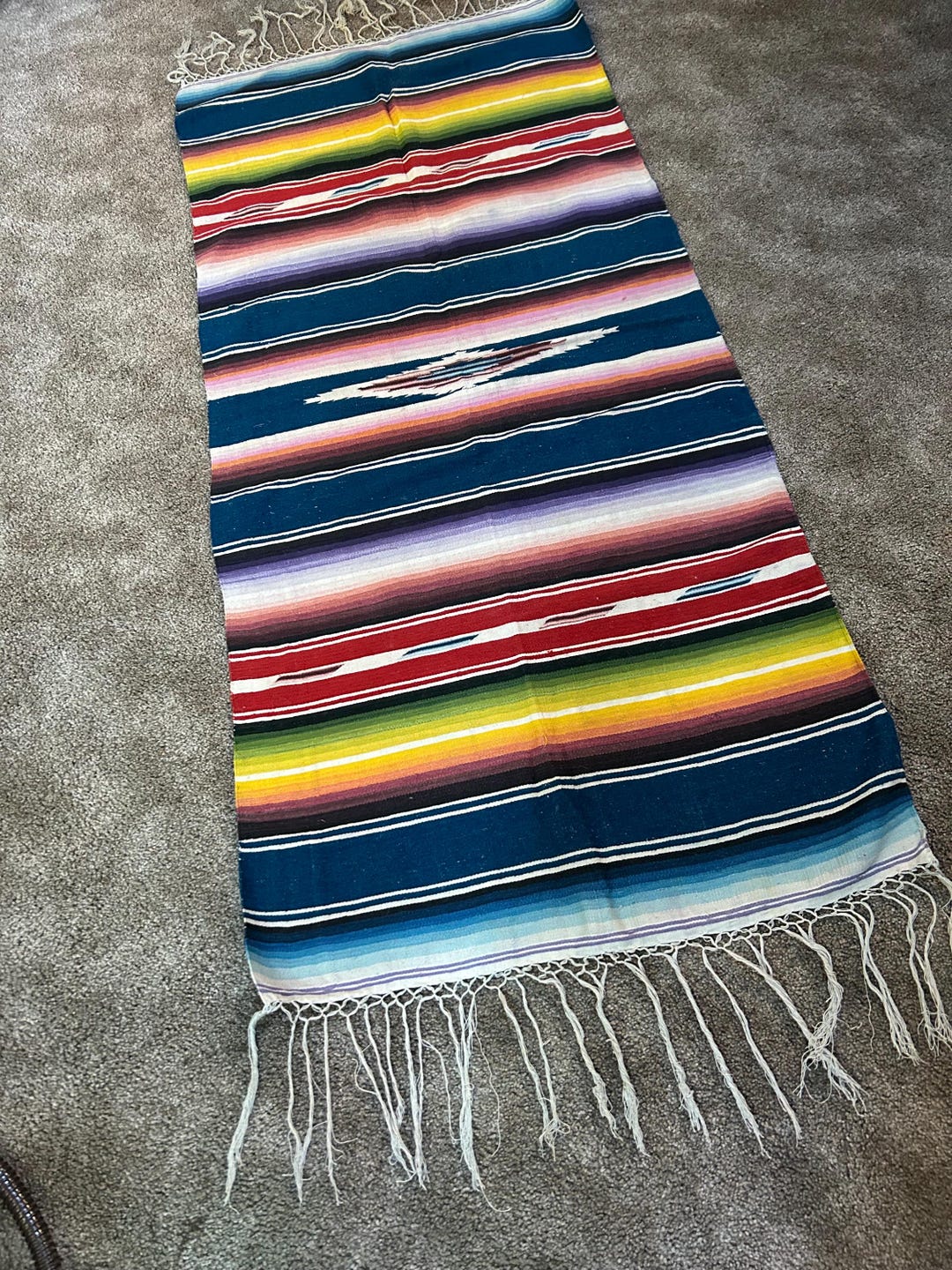Vintage Mexican Serape - Etsy