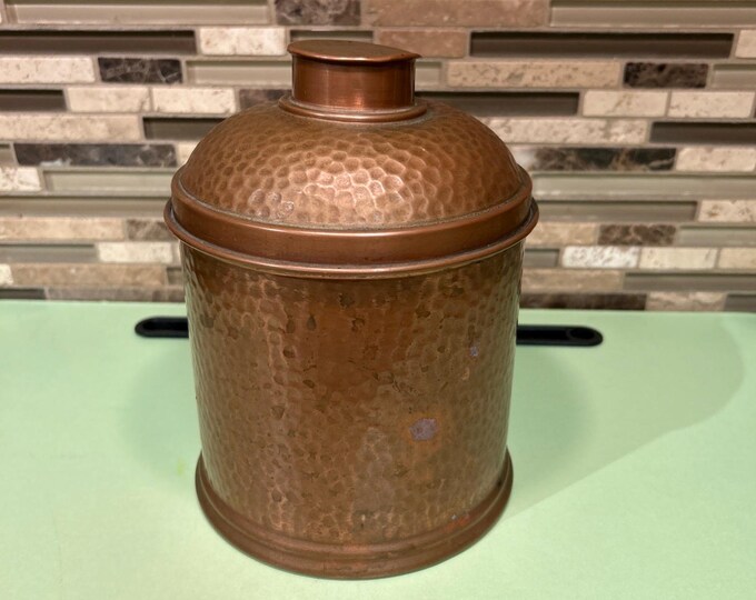 Vintage Hammerd Copper Humidor - Etsy
