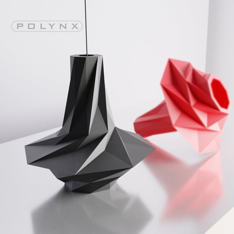 3d Paper Craft Lamp Template SPIRO / DIY Template Hanging Lamp | Etsy