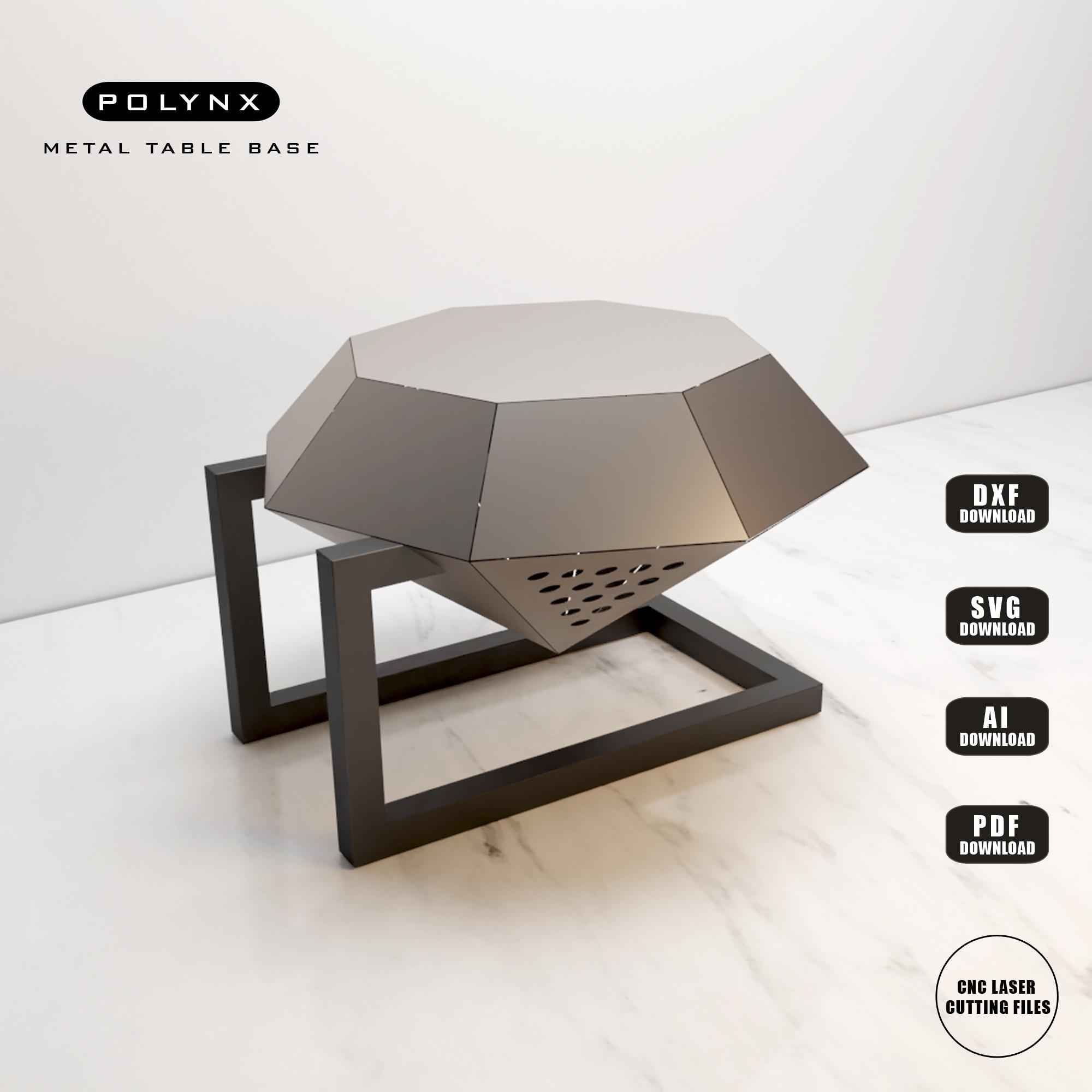 Diamond Metal Table Base DXF Template | DIY Welding Plans - Etsy