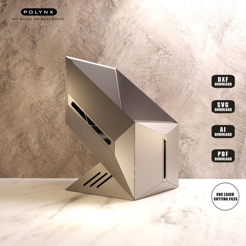 Metal Chair Template DXF Files for CNC Cutting/ Futurexa Chair ...