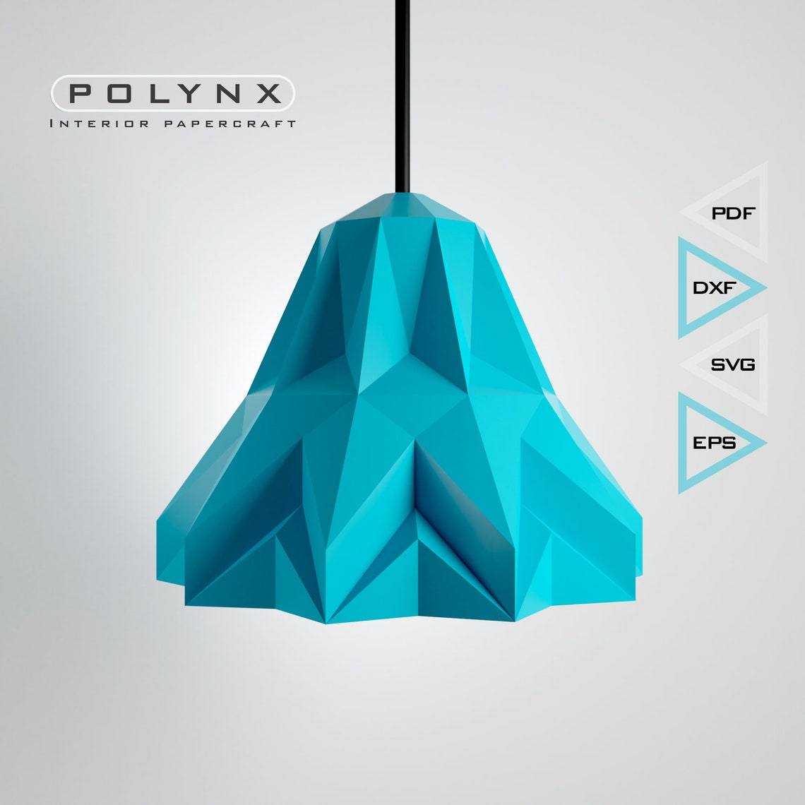 PDF Template of 3D Papercraft of Hanging Lamp Papercraft of - Etsy