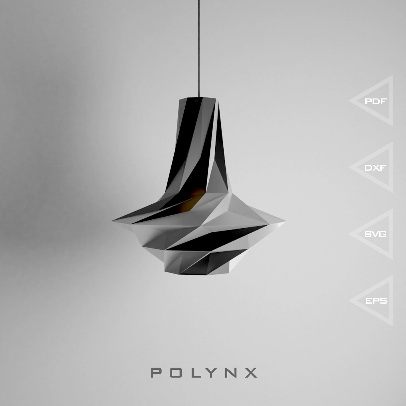 3d Paper Craft Lamp Template SPIRO / DIY Template Hanging Lamp | Etsy