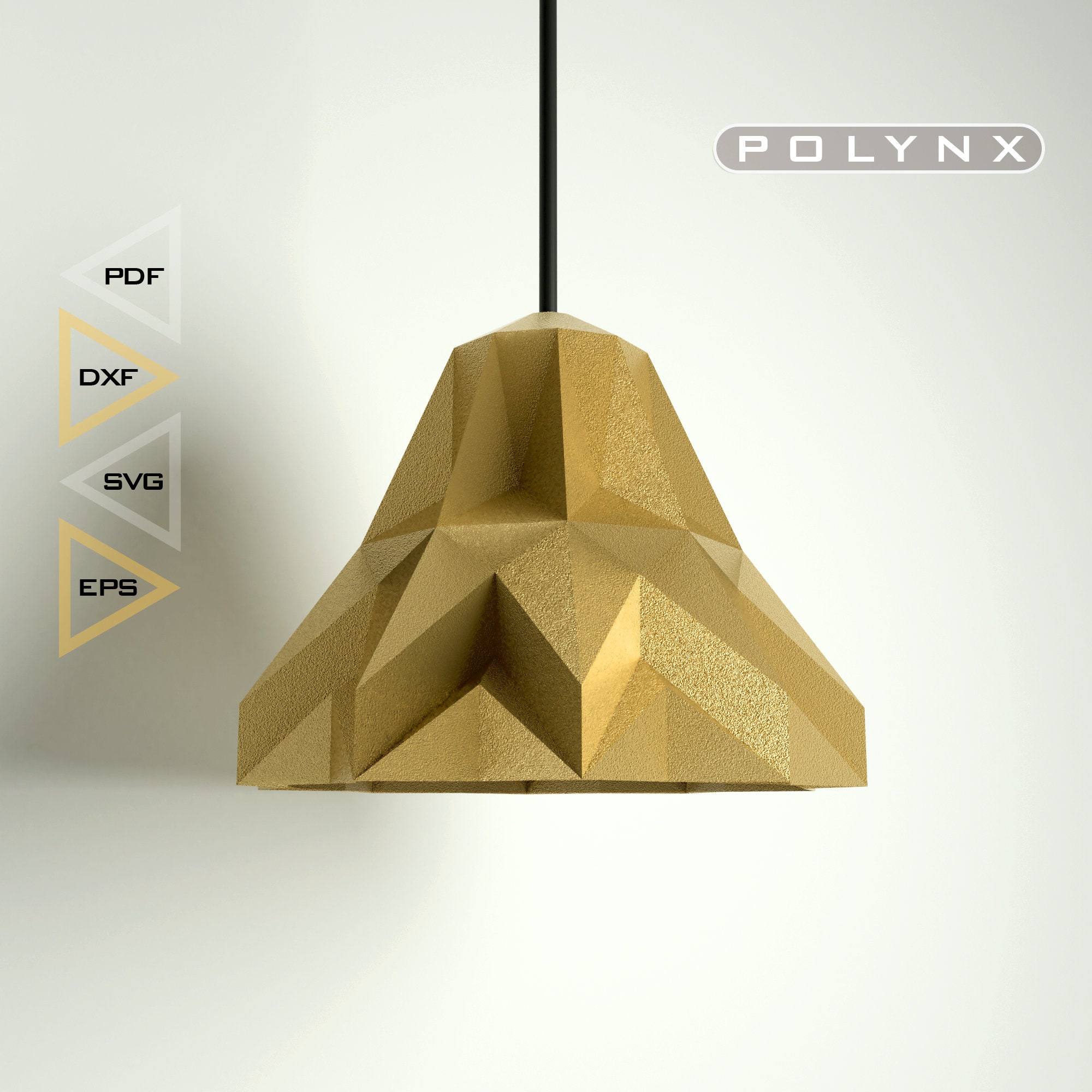 PDF Template of 3D Papercraft of Hanging Lamp Papercraft of - Etsy