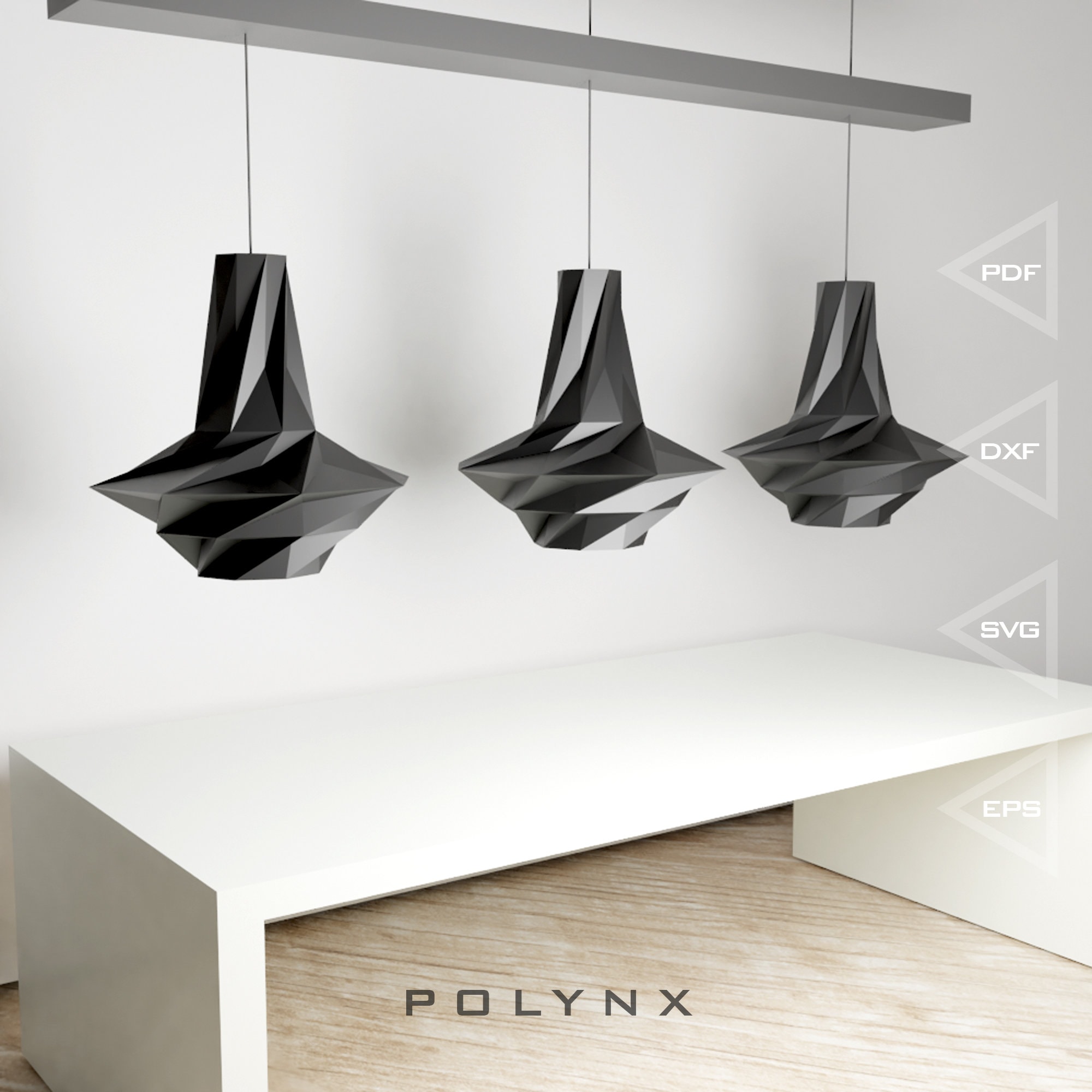 3d Paper Craft Lamp Template SPIRO / DIY Template Hanging Lamp - Etsy ...