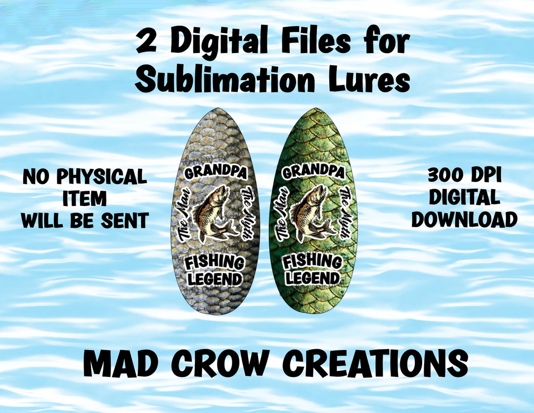 Grandpa Fishing Lure Designs/fishing Lure Png/sublimation Fishing Lures ...