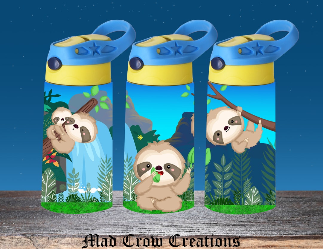 Sloth Cup Design/12 Oz Kids Cup Design /sloth Design/sloth - Etsy