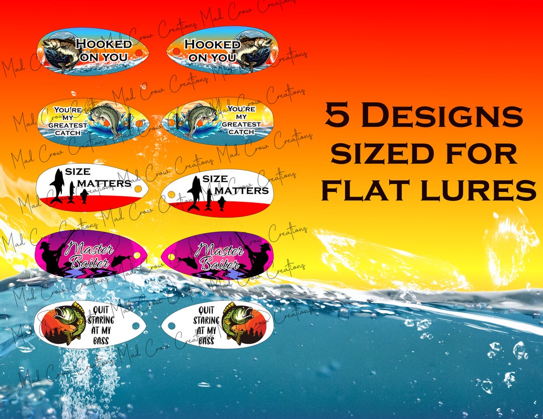 Fishing Lure Designs/fishing Lure Png/sublimation Fishing Lures/designs ...