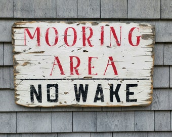 Large No Wake Sign - Etsy