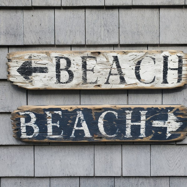 Beach Arrow Sign - Etsy