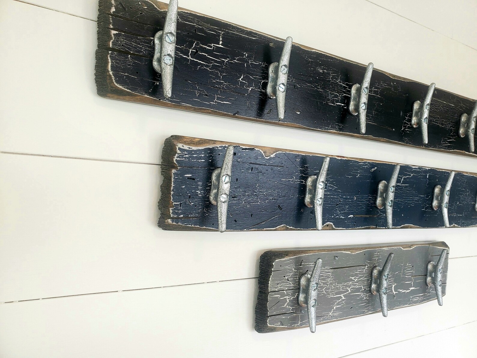 Weathered Boat Cleat Rack Beach Decor Beach Towel Rack - Etsy