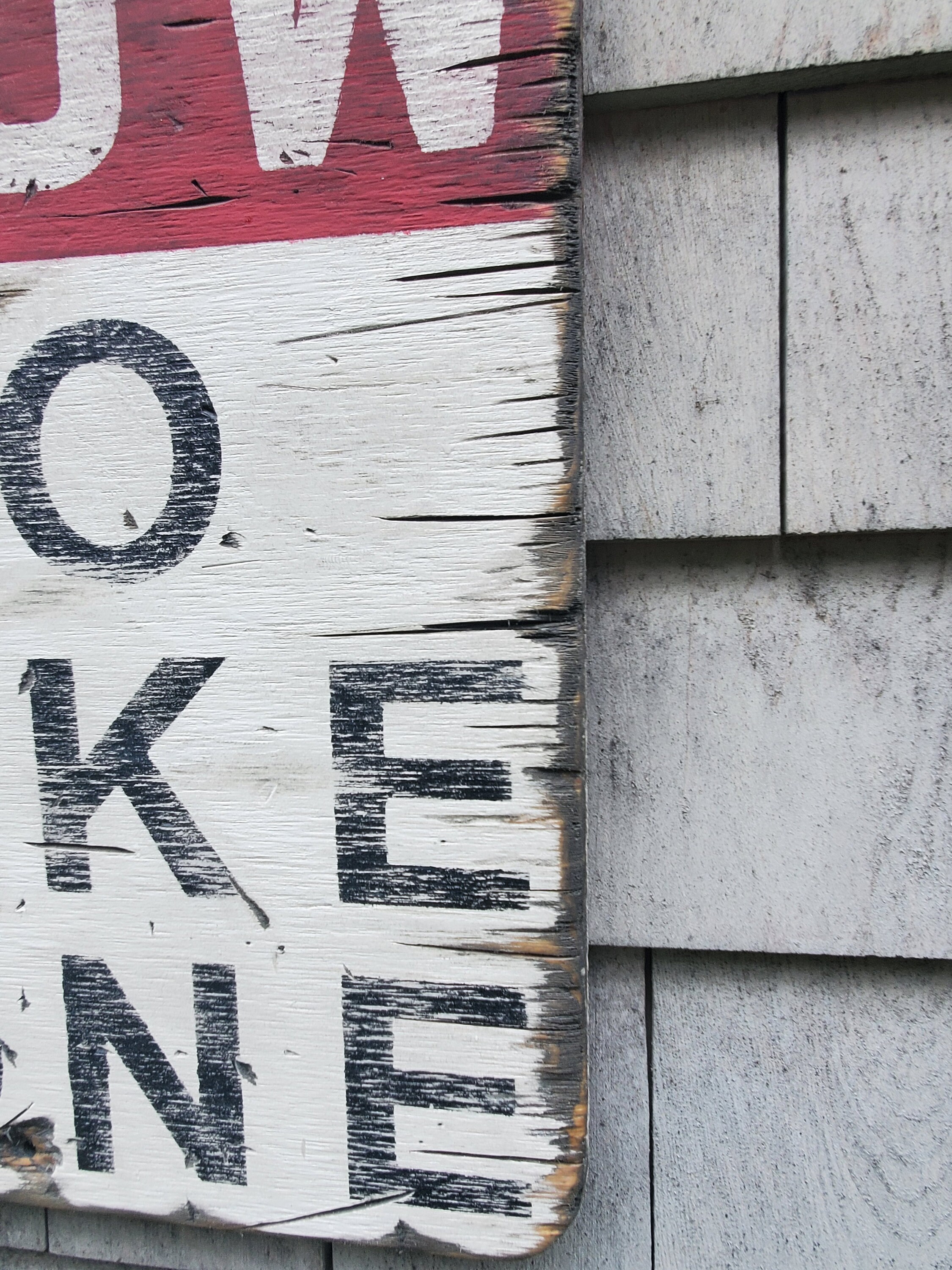No Wake Zone Sign Weathered No Wake Zone Sign No Wake Zone - Etsy